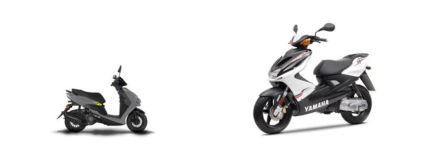 Motorrad Vergleich Motron Breezy 50 2022 Vs Yamaha Aerox R 2011