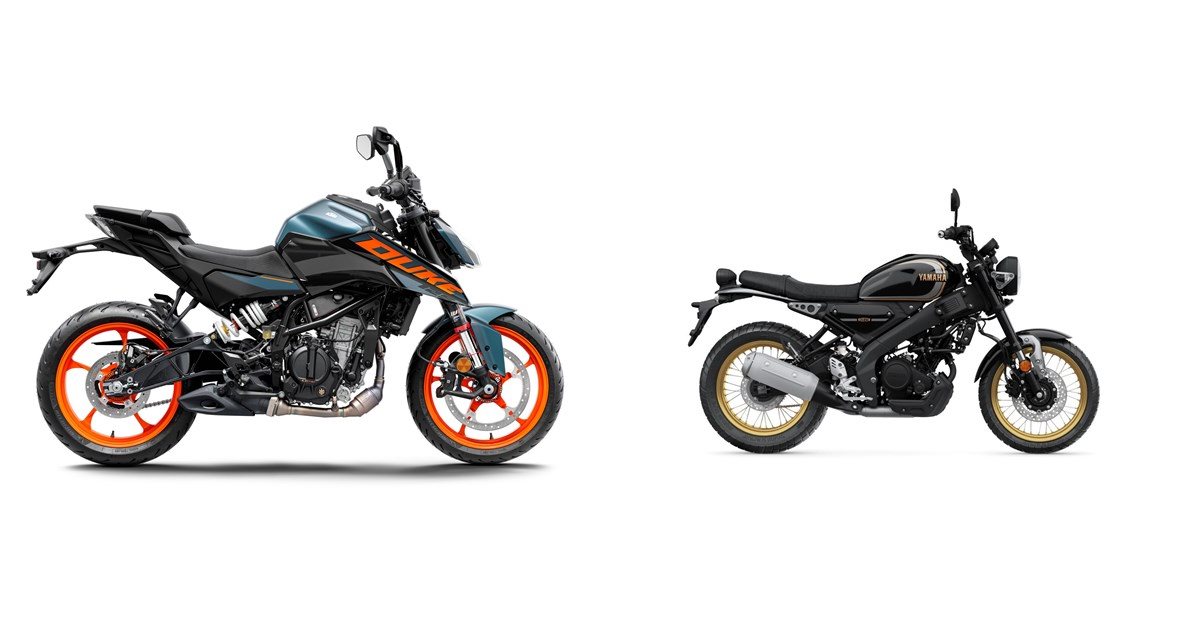 KTM 125 Duke 2024 vs Yamaha XSR125 Legacy 2024