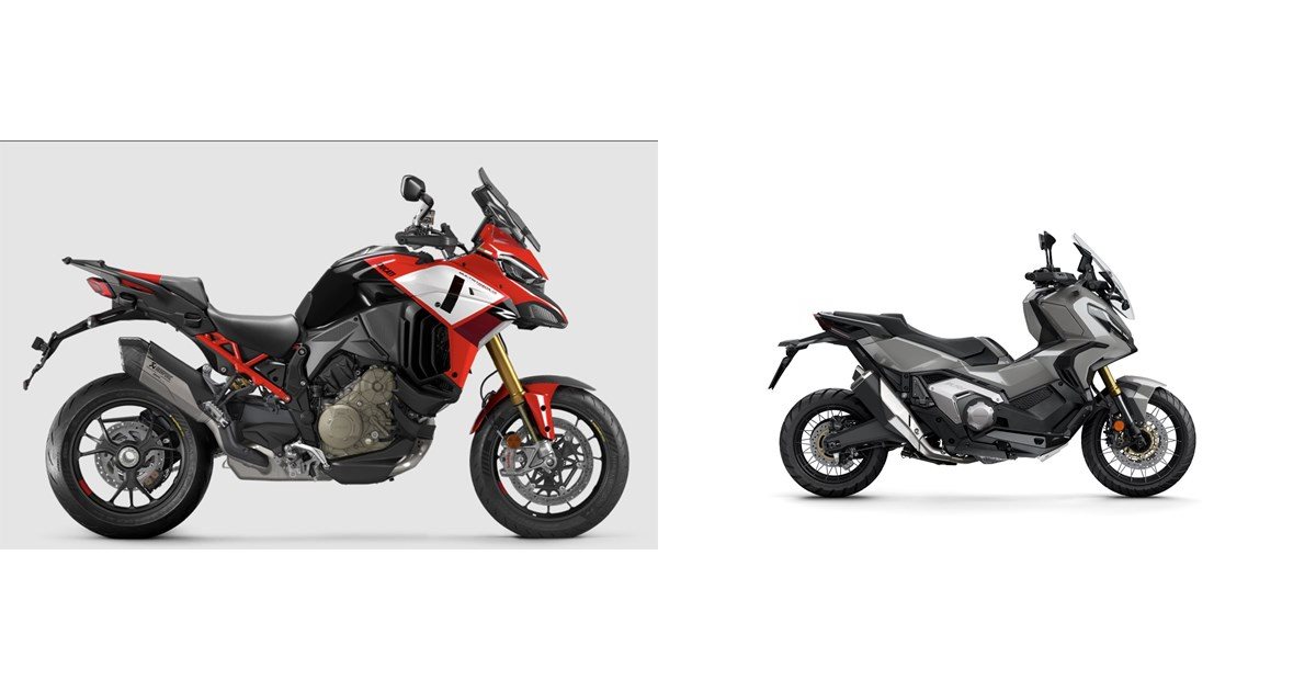 Ducati Multistrada V4 Pikes Peak 2024 vs Honda X-ADV 2024