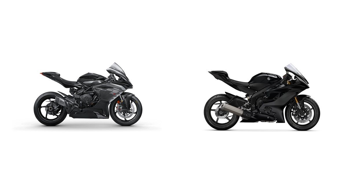Motorrad Vergleich MV Agusta F3 RR 2024 vs. Yamaha R6 RACE 2023