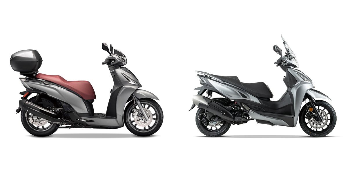 Kymco New People S 300i ABS 2022 vs Kymco Agility 300i ABS 2024