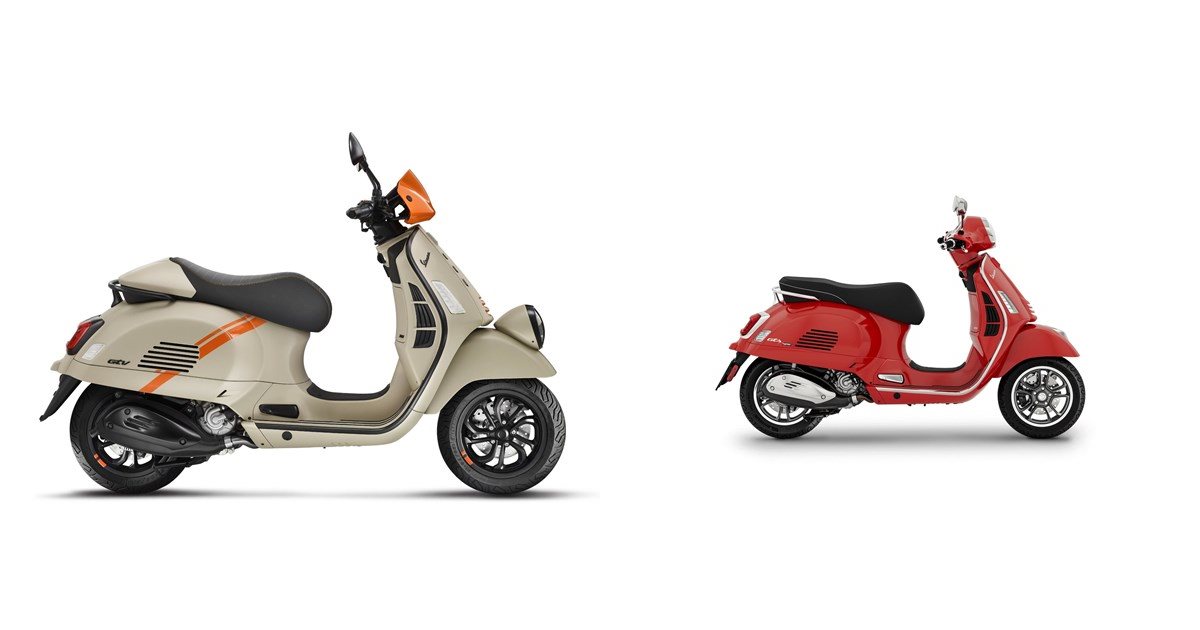 Motorrad Vergleich Vespa GTV 300 2024 vs. Vespa GTS 300 Super 2023
