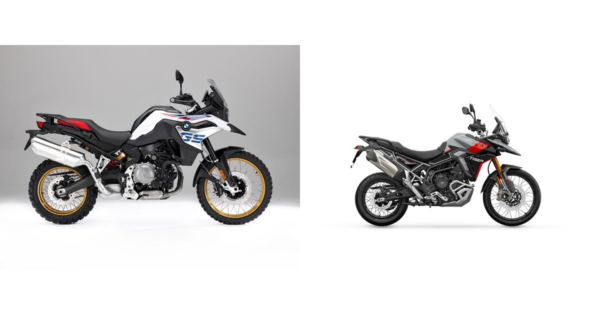 Motorrad Vergleich BMW F 850 GS 2019 vs. Triumph Tiger 900 Rally Pro 2024