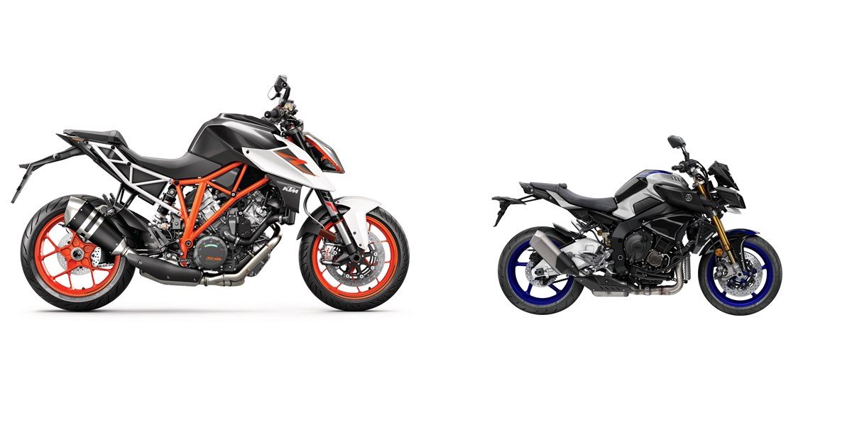 Motorrad Vergleich KTM 1290 Super Duke R 2017 vs. Yamaha MT-10 SP 2019