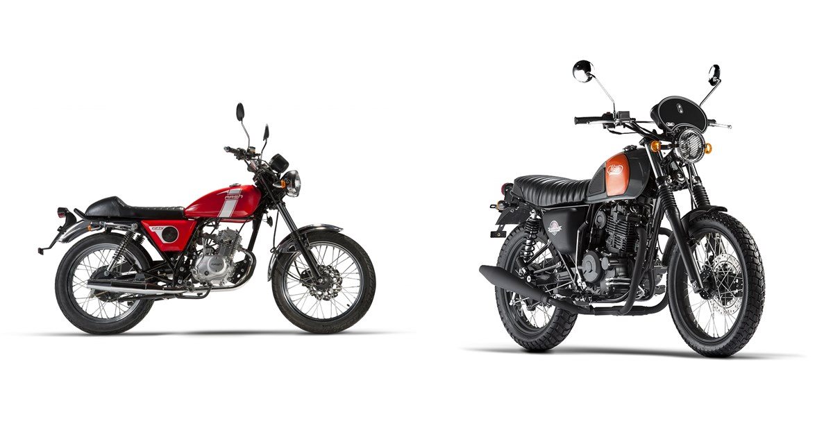 Motorrad Vergleich Mash Fifty 2017 vs. Mash Scrambler 400 2017