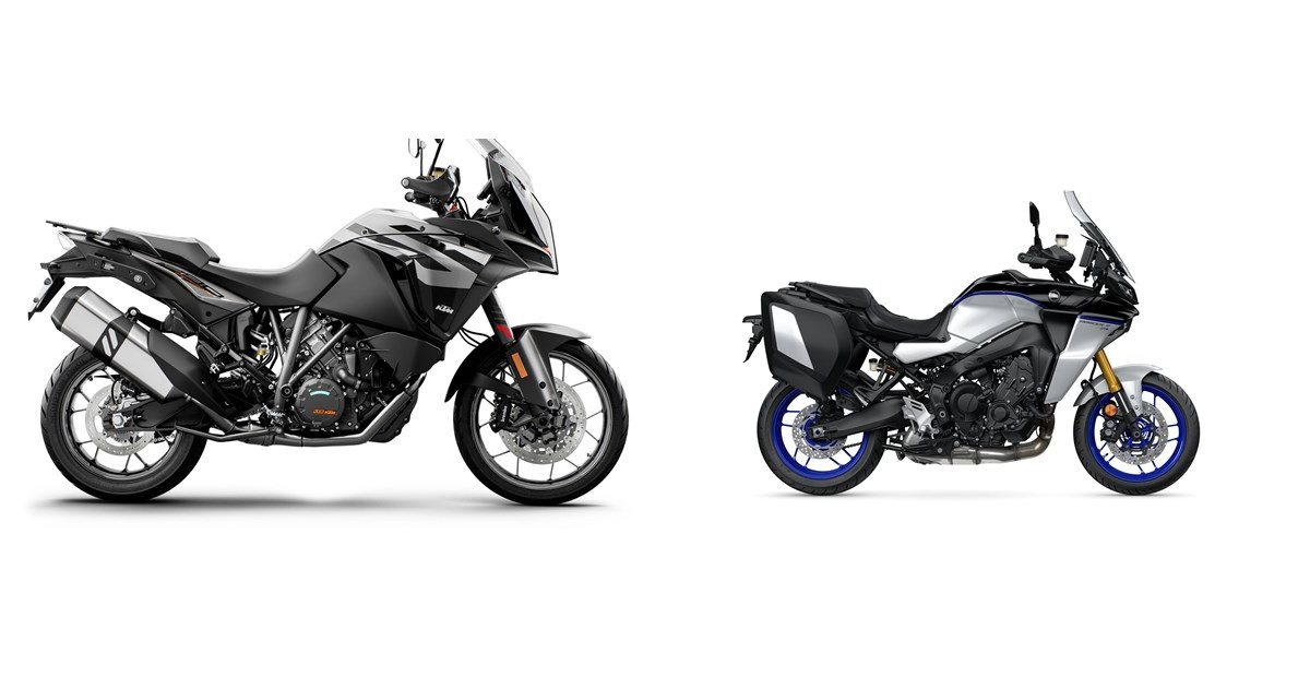KTM 1290 Super Adventure S 2020 vs Yamaha Tracer 9 GT+ 2024
