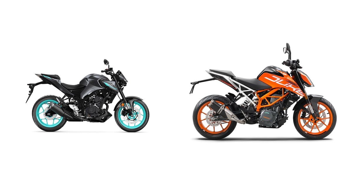 Yamaha MT-03 2024 vs KTM 390 Duke 2020
