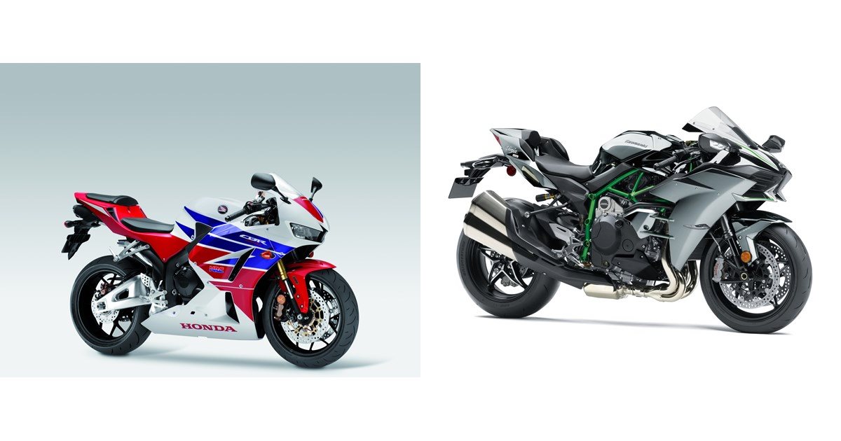 Honda CBR600RR 2014 vs Kawasaki Ninja H2 2018