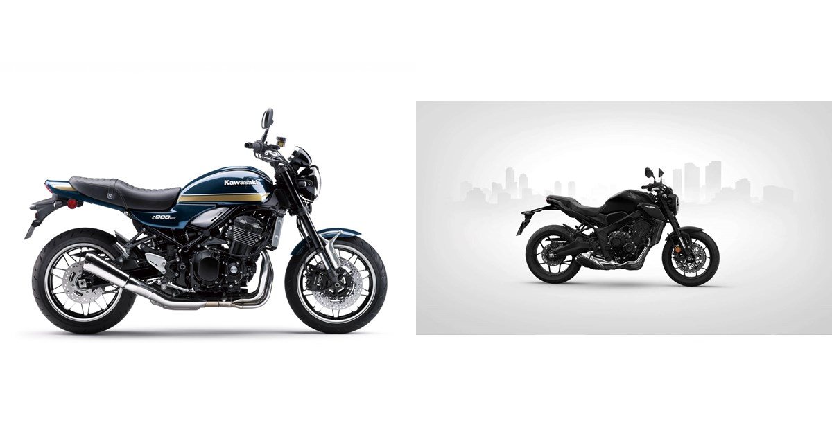 Kawasaki Z900 RS 2023 vs Honda CB650R 2024