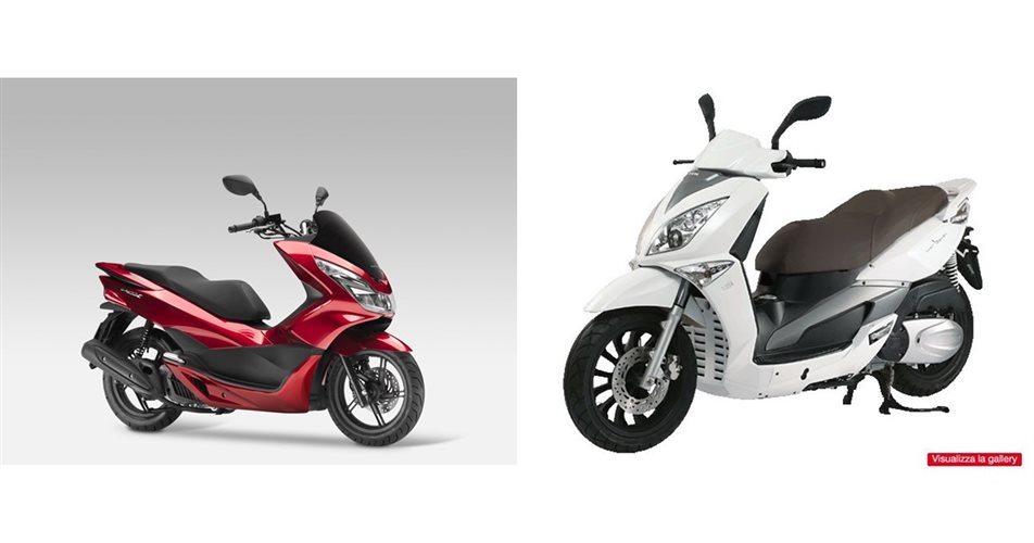Motorrad Vergleich Honda PCX125 2015 vs. Aeon Urban 125 2015