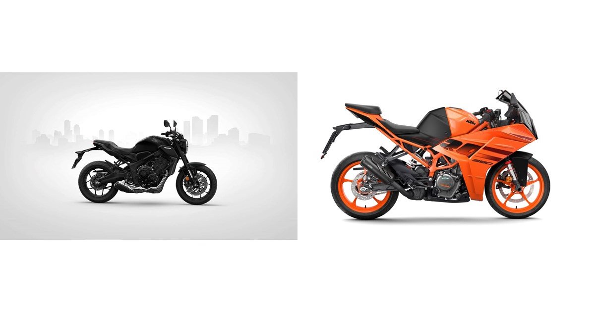 Honda CB650R 2024 vs KTM RC 390 2024