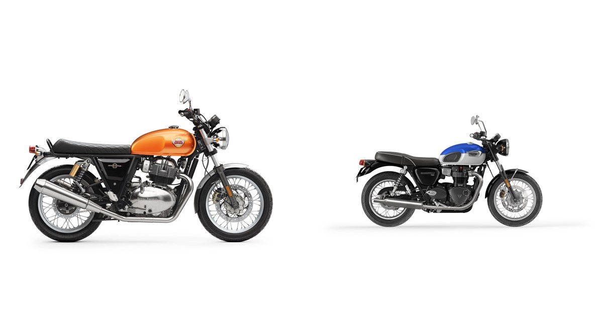 Royal Enfield Interceptor 650 2018 vs Triumph Bonneville T100 2021