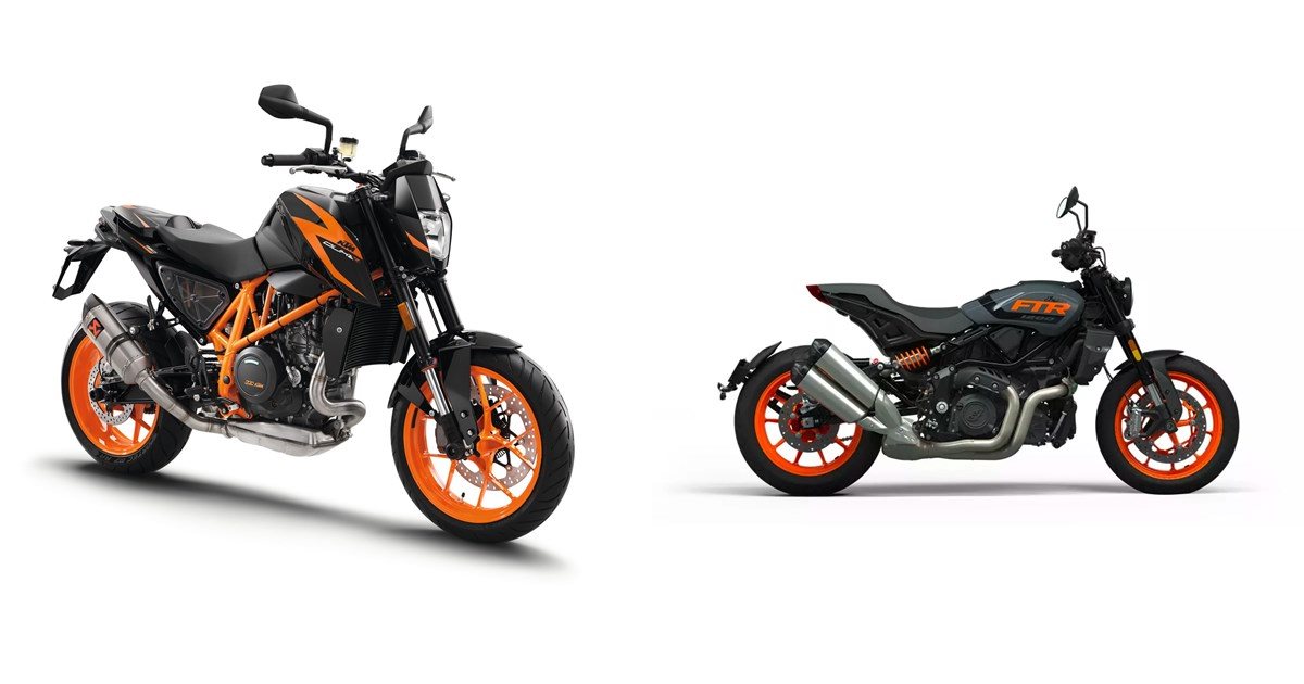 Motorrad Vergleich KTM 690 Duke R 2017 vs. Indian FTR 2024