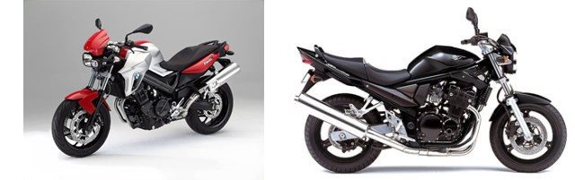 Motorrad Vergleich BMW F 800 R 2013 vs. Suzuki Bandit 650 2008