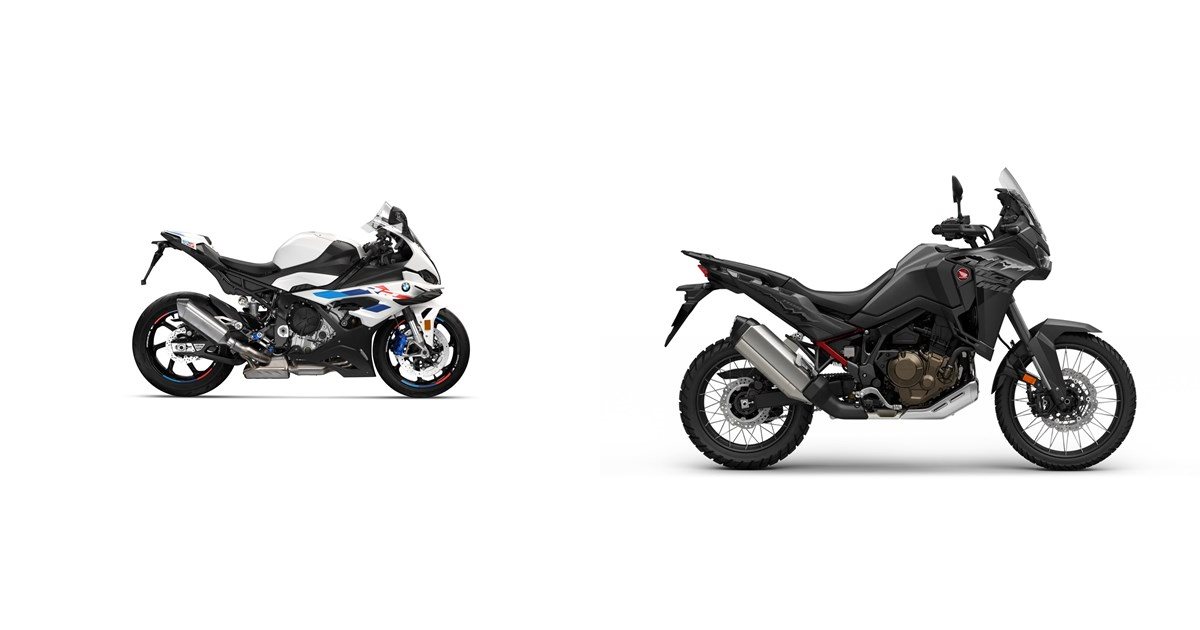 BMW S 1000 RR 2024 vs Honda CRF1100L Africa Twin 2024