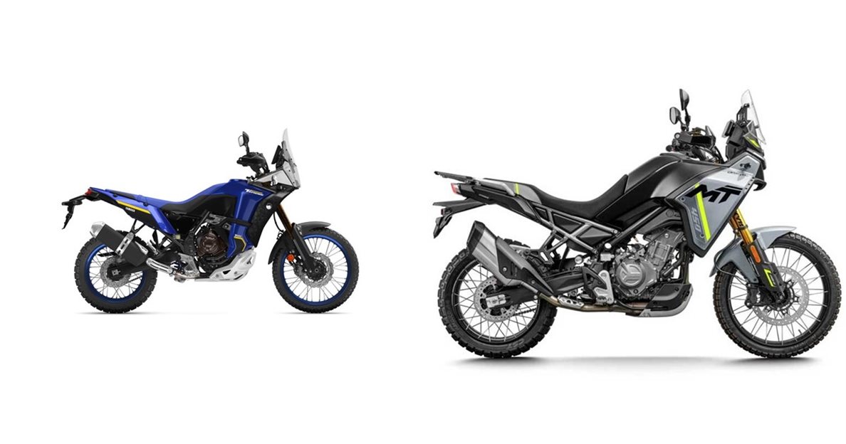 Confronto tra moto Yamaha Tenere 700 World Raid 2023 VS. CFMOTO 450MT 2024