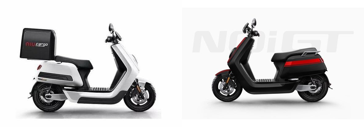 Motorrad Vergleich NIU NQi GT Cargo ER 2022 vs. NIU NQi GT 2021