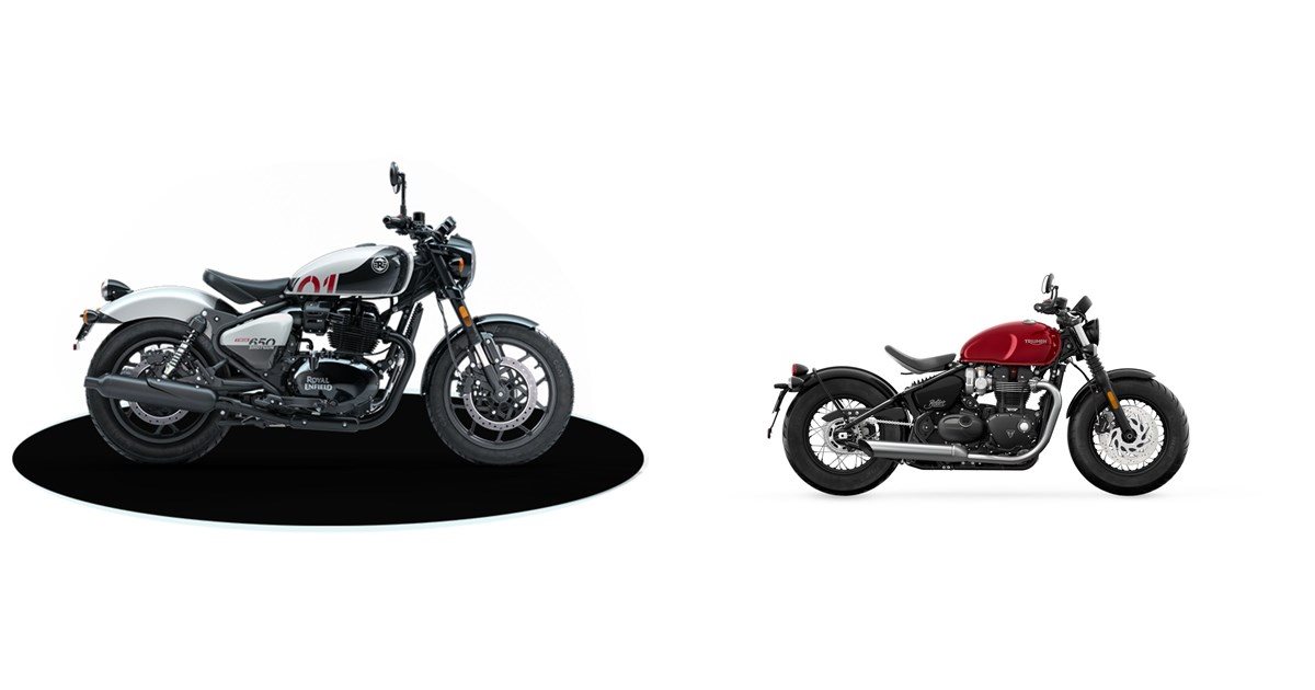 Royal Enfield Shotgun 650 2024 vs Triumph Bonneville Bobber 2023
