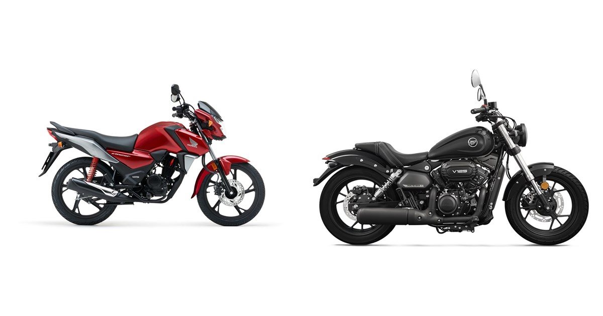 Motorrad Vergleich Honda CB125F 2021 vs. Keeway RKV 125C 2023