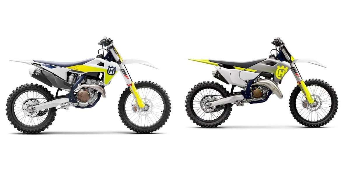 Motorrad Vergleich Husqvarna FC 350 2021 vs. Husqvarna TC 125 2024