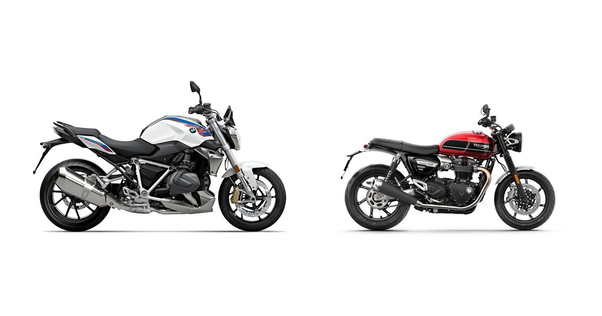 BMW R 1250 R 2022 vs Triumph Speed Twin 1200 2019