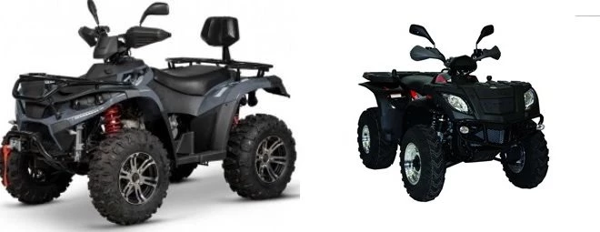 Motorrad Vergleich Linhai LM 522 EFI 4x4 2022 vs. Linhai 320 4x4 2013