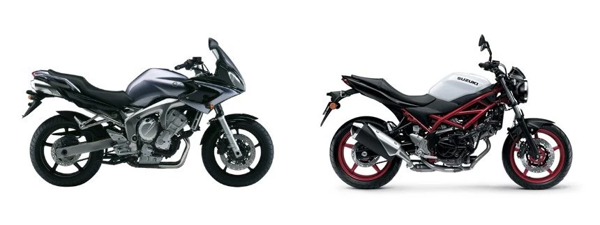Motorrad Vergleich Yamaha FZ6 Fazer 2007 vs. Suzuki SV 650 2021