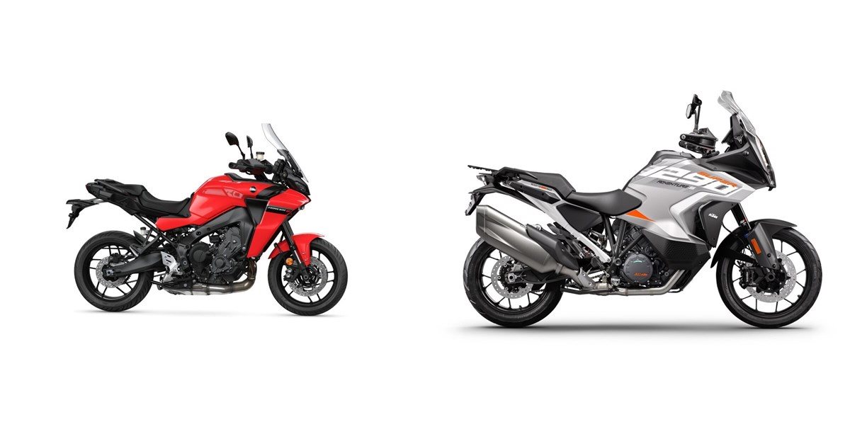 Motorrad Vergleich Yamaha Tracer 9 2024 vs. KTM 1290 Super Adventure S 2024