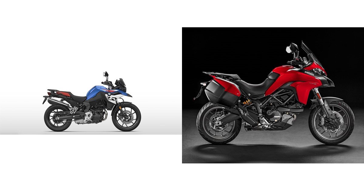 Motorrad Vergleich BMW F 800 GS 2024 vs. Ducati Multistrada 950 2021