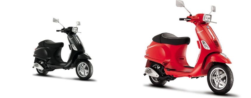 Motorrad Vergleich Vespa S 50 2T 2009 vs. Vespa S 50 2T 2010