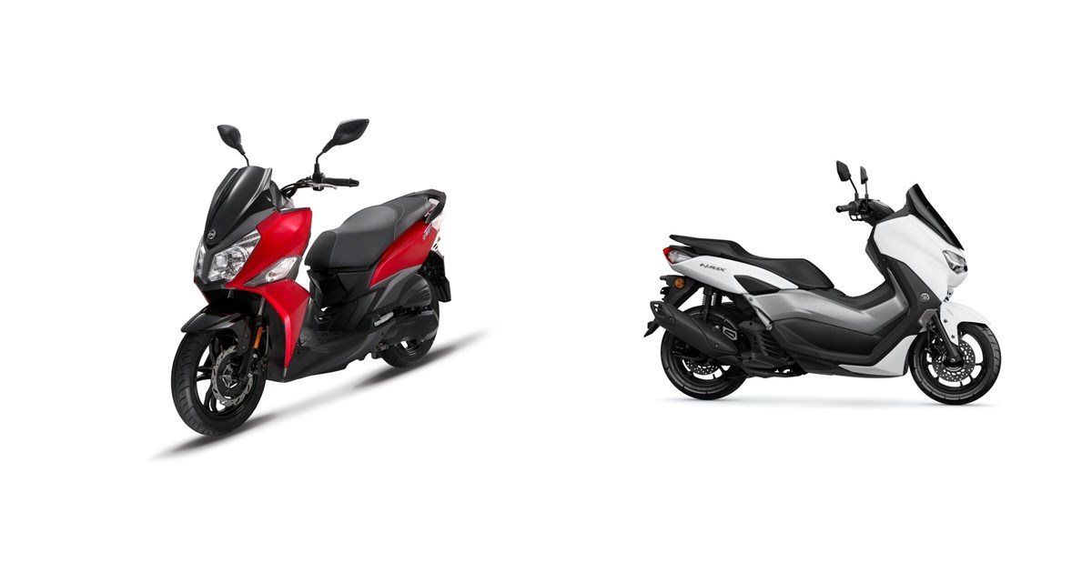 Motorrad Vergleich Sym Jet 14 125 2022 vs. Yamaha NMAX 125 2024