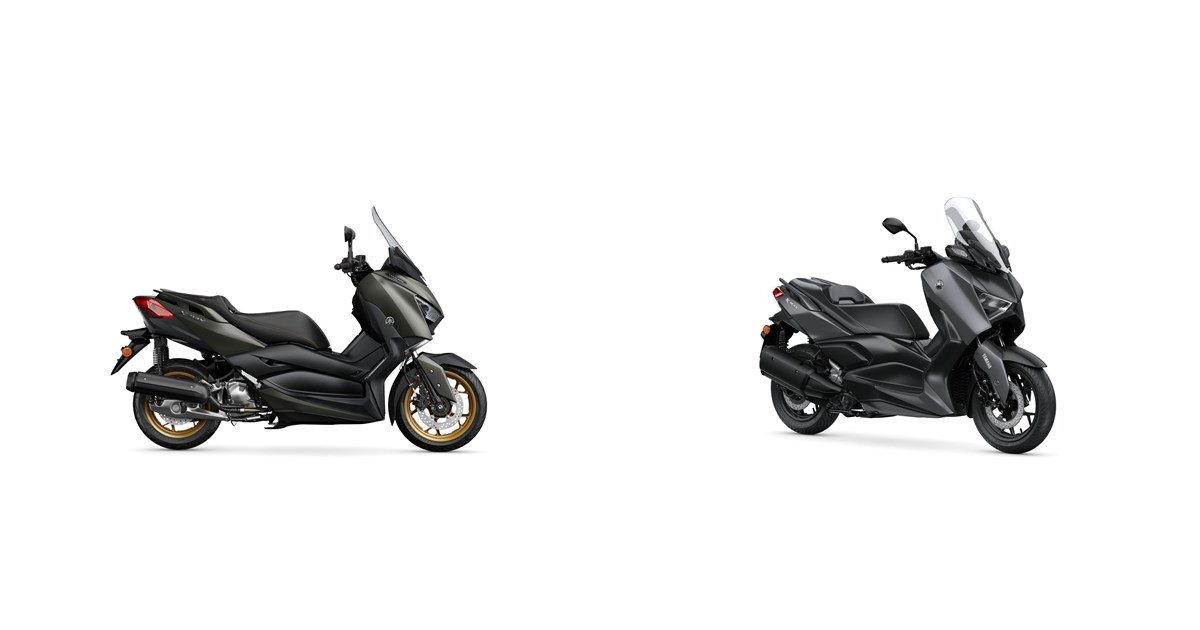 Motorrad Vergleich Yamaha XMAX 125 IRON MAX 2020 vs. Yamaha XMAX 300 2024