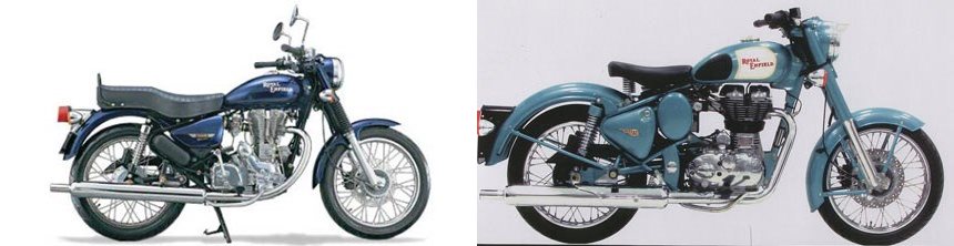 Royal Enfield Bullet Electra 2009 vs Royal Enfield Classic 500 EFI 2009
