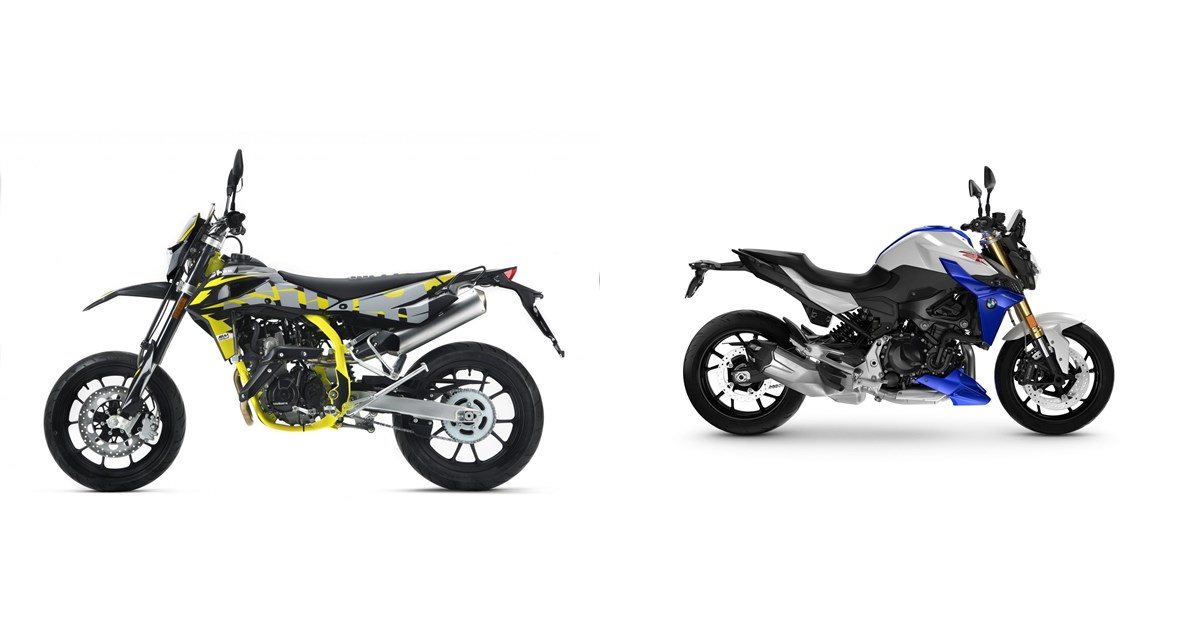 Motorrad Vergleich SWM SM 125 R 2020 vs. BMW F 900 R 2022