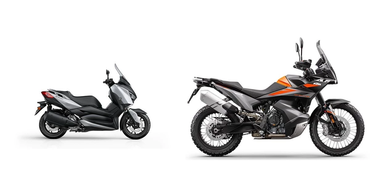 Yamaha XMAX 300 2020 vs KTM 890 Adventure 2024