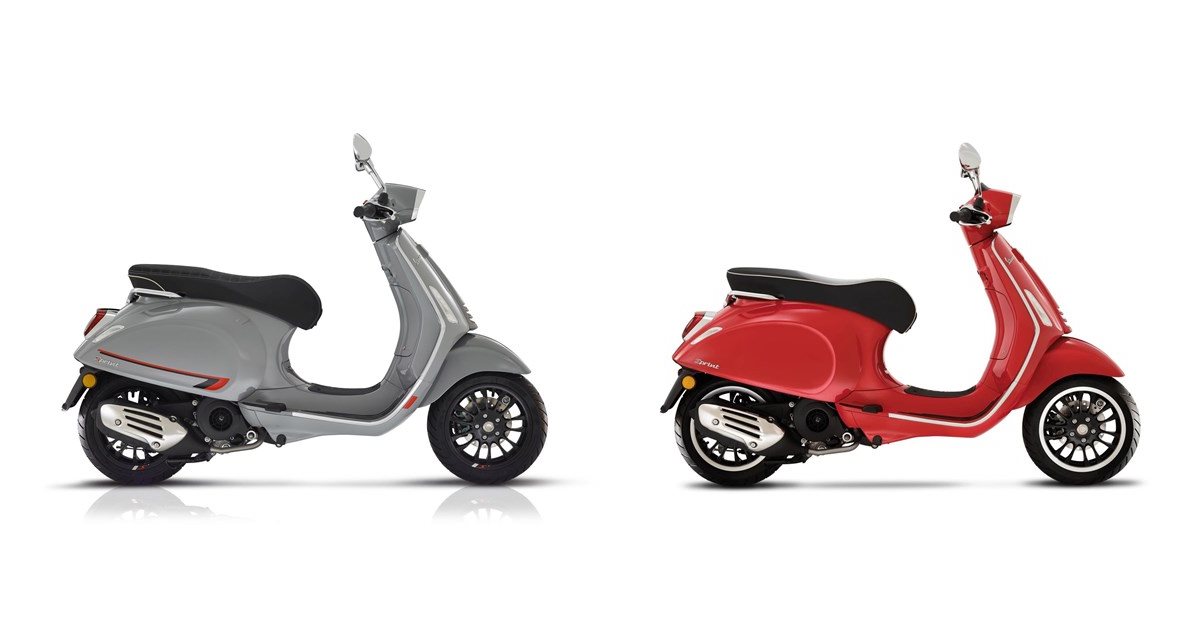 Motorrad Vergleich Vespa Sprint 125ie 3v S 2020 vs. Vespa Sprint 125 2022