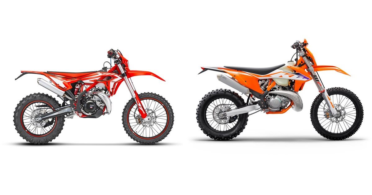 Motorrad Vergleich Beta Xtrainer 300 2024 vs. KTM 250 EXC 2023