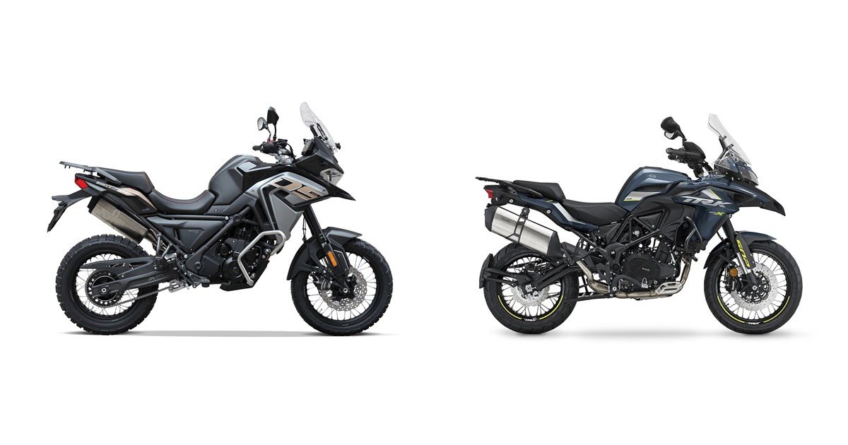 Motorrad Vergleich Voge 650DSX 2021 vs. Benelli TRK 502 X 2024