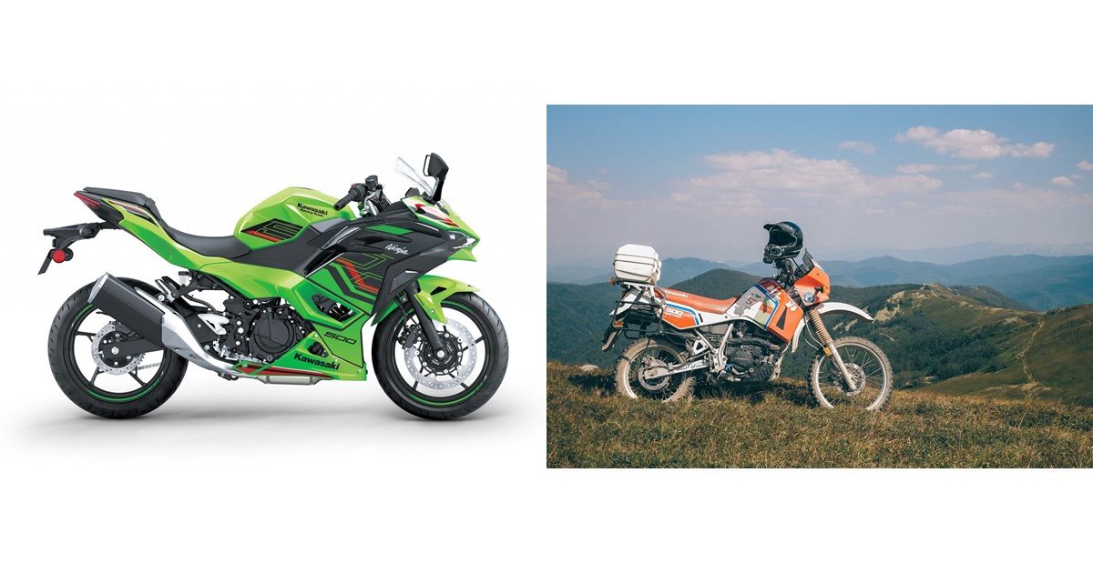 Kawasaki Ninja 500 SE 2024 vs Kawasaki KLR 500 1987