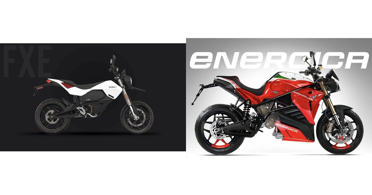 Motorrad Vergleich Zero FXE 2024 vs. Energica EVA Ribelle 2024