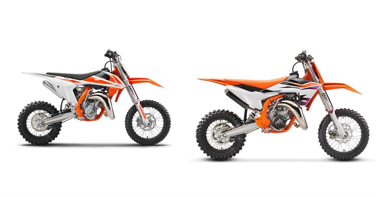 Motorrad Vergleich KTM 65 SX 2019 vs. KTM 65 SX 2024