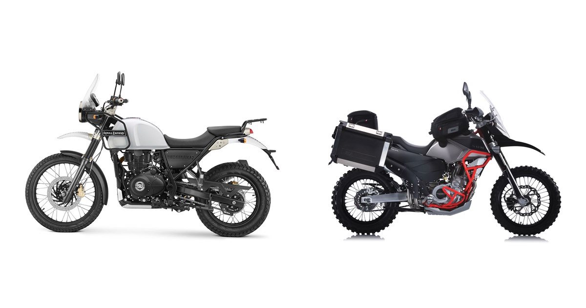 Motorrad Vergleich Royal Enfield Himalayan 410 2017 vs. SWM Super Dual ...