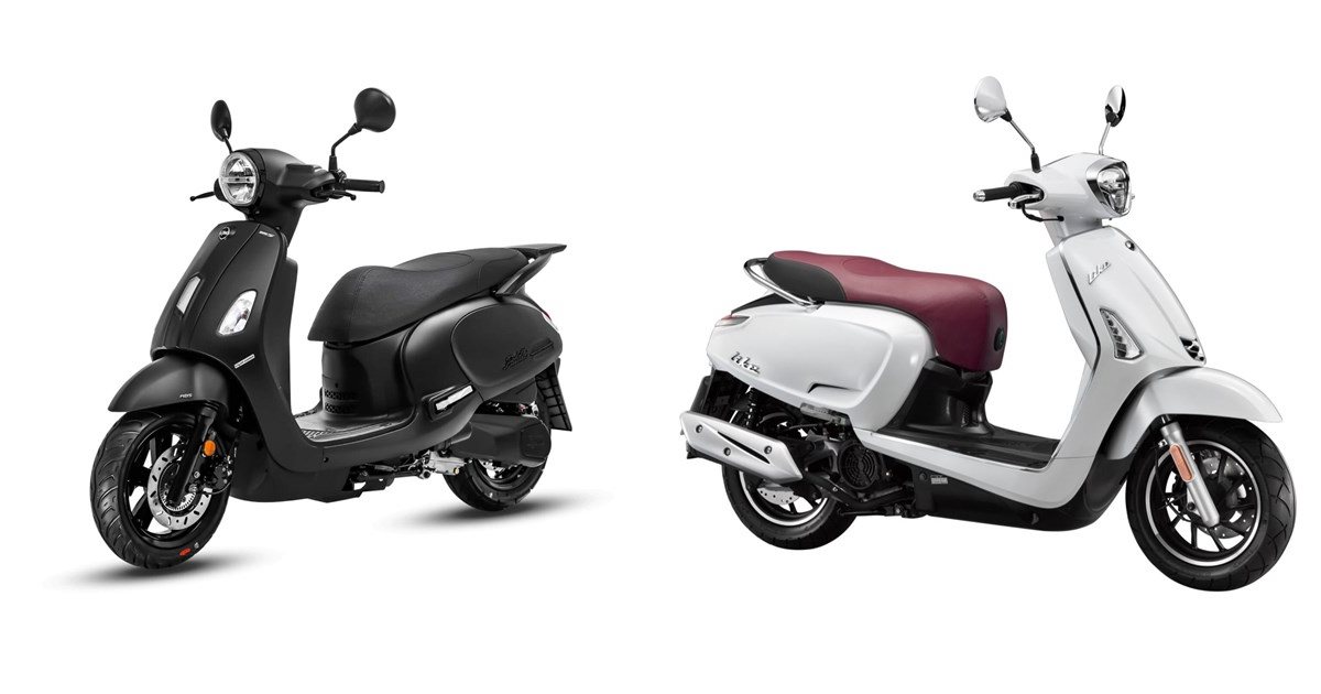 Motorrad Vergleich Sym Fiddle 125 ABS E5 2024 vs. Kymco New Like 125i Nodooe 2022