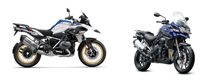 Motorrad Vergleich BMW R 1250 GS 2019 vs. Triumph Tiger Explorer 2012