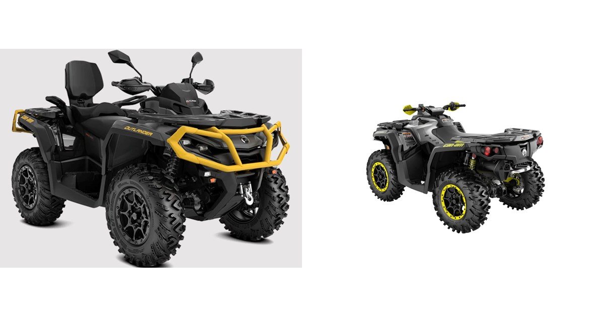 Motorrad Vergleich Can-Am Outlander Max XT-P 1000 T 2023 vs. Can-Am ...