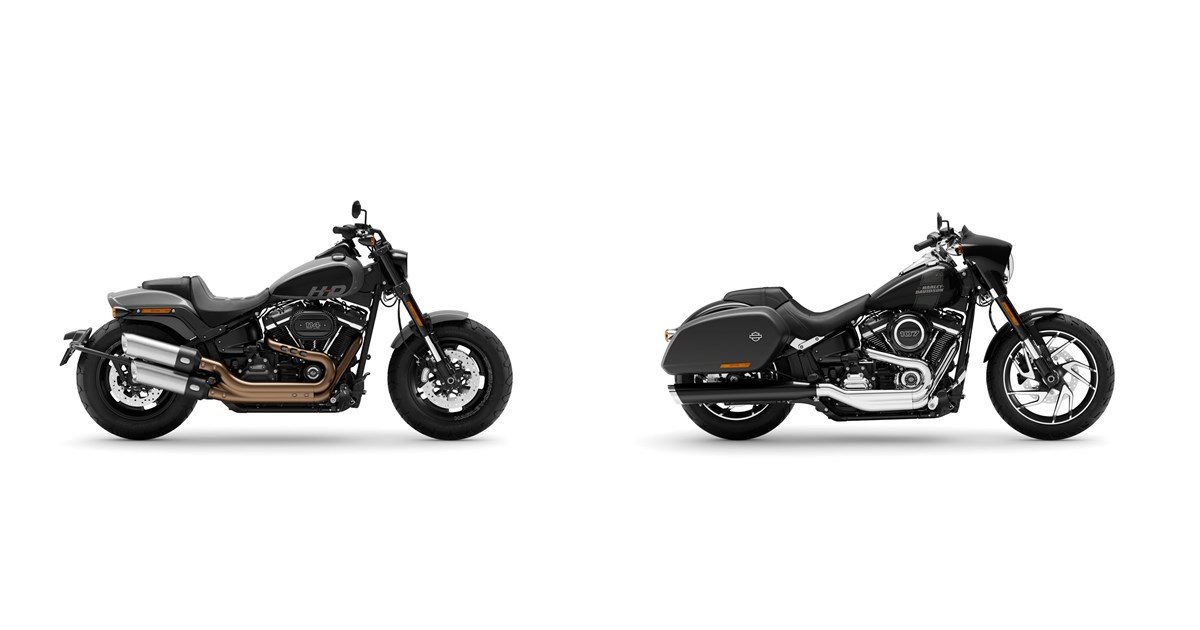 Comparaison des motos Harley-Davidson Softail Fat Bob 114 FXFBS 2024 VS. Harley-Davidson Softail ...