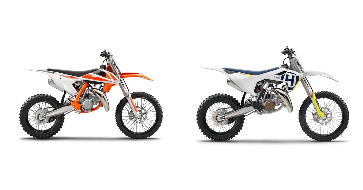 Motorrad Vergleich KTM 85 SX 19/16 2019 vs. Husqvarna TC 85 2018