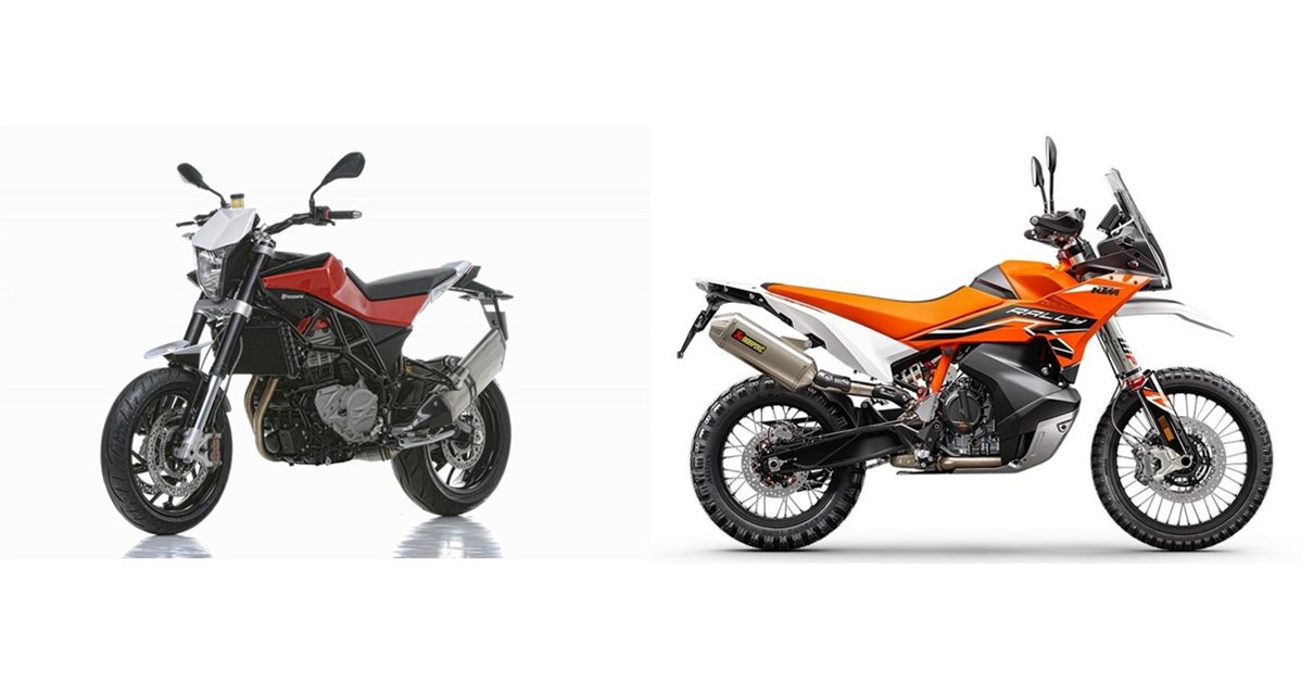 Husqvarna Nuda 900 R 2013 vs KTM 890 Adventure R Rally 2024