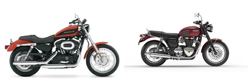 Motorrad Vergleich Harley-Davidson Sportster XL 1200 R Roadster 2006 vs ...