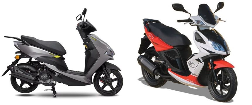 Motorrad Vergleich Motron Breezy 50 2023 vs. Kymco Super 8 50i 2013